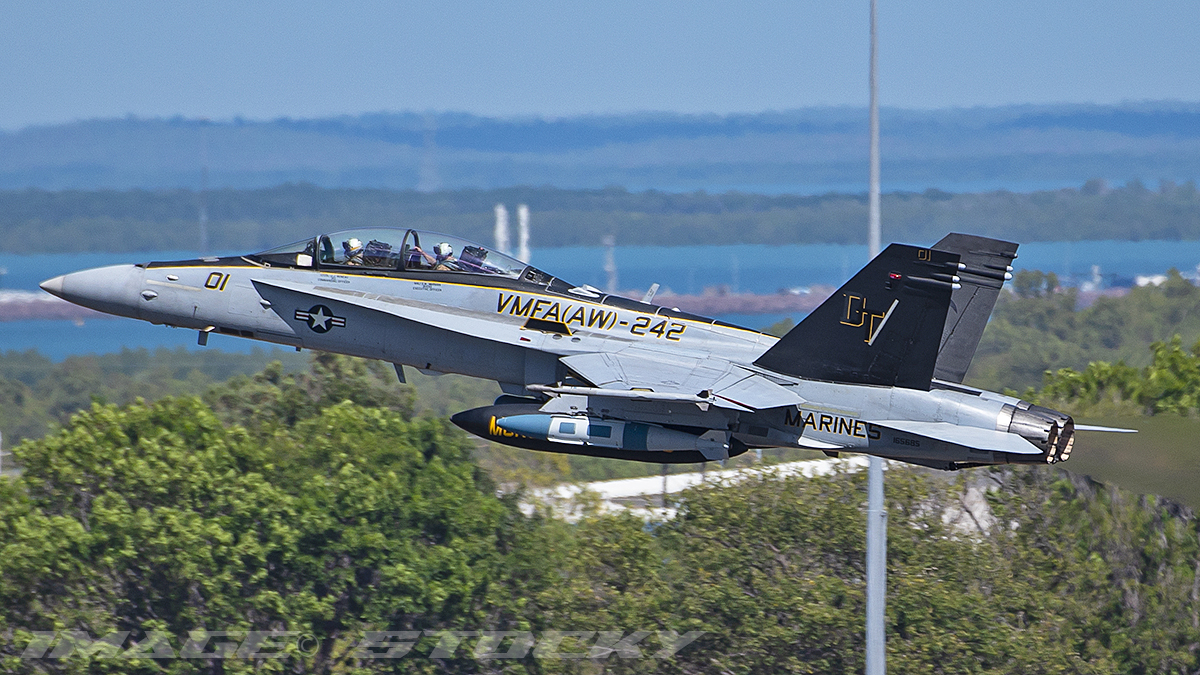 USMC Arrive in Australia for its MRF-D 2022 deployment.