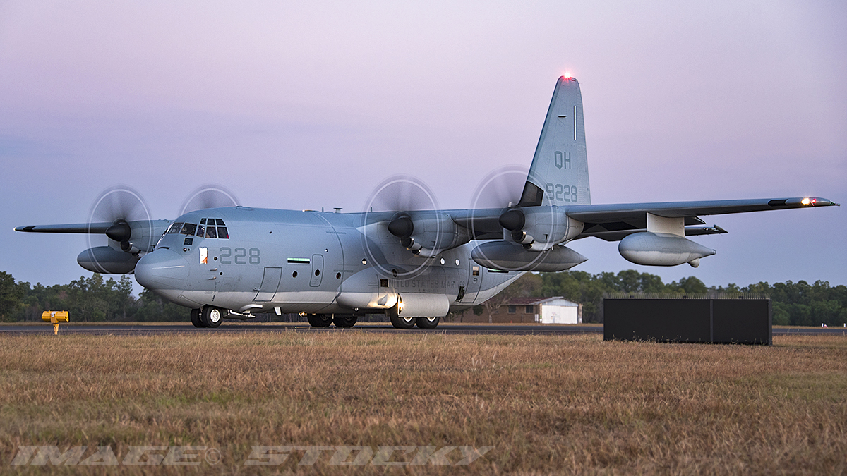 USMC Arrive in Australia for its MRF-D 2022 deployment.